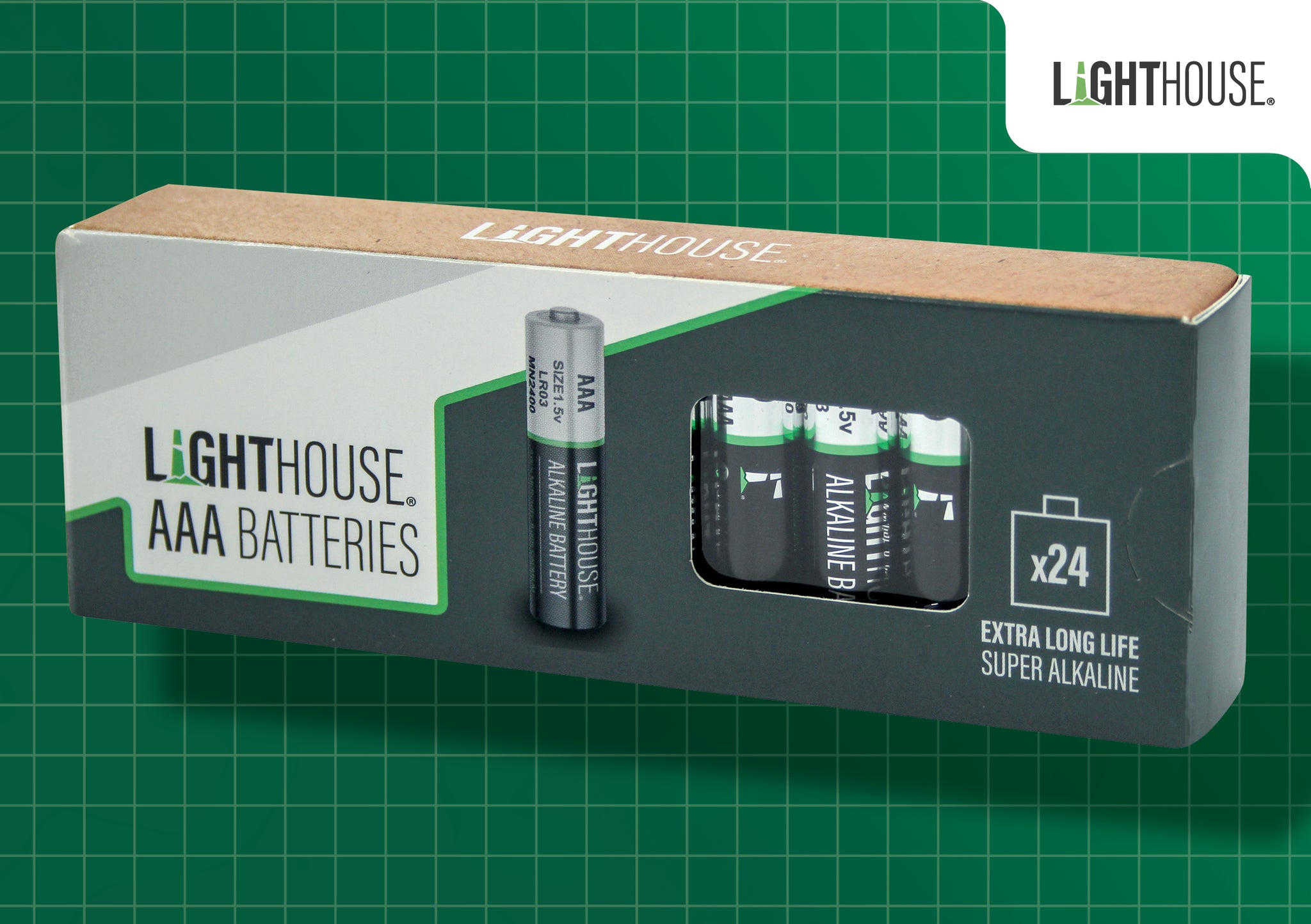 Lighthouse AAA Batteries 24 Pack – Arbor Timber
